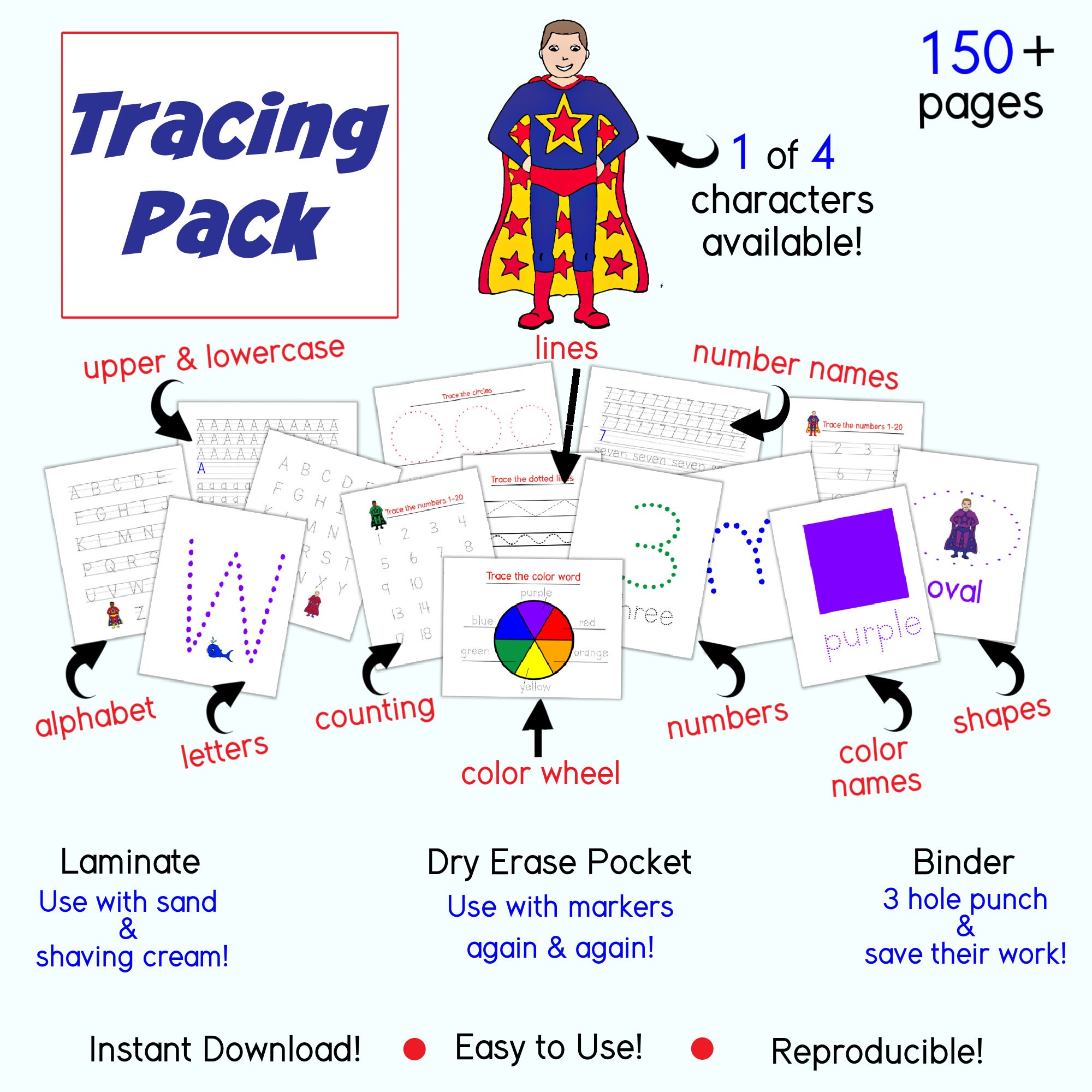 Superhero Preschool Bundle, Superhero Kindergarten Bundle, Preschool ...