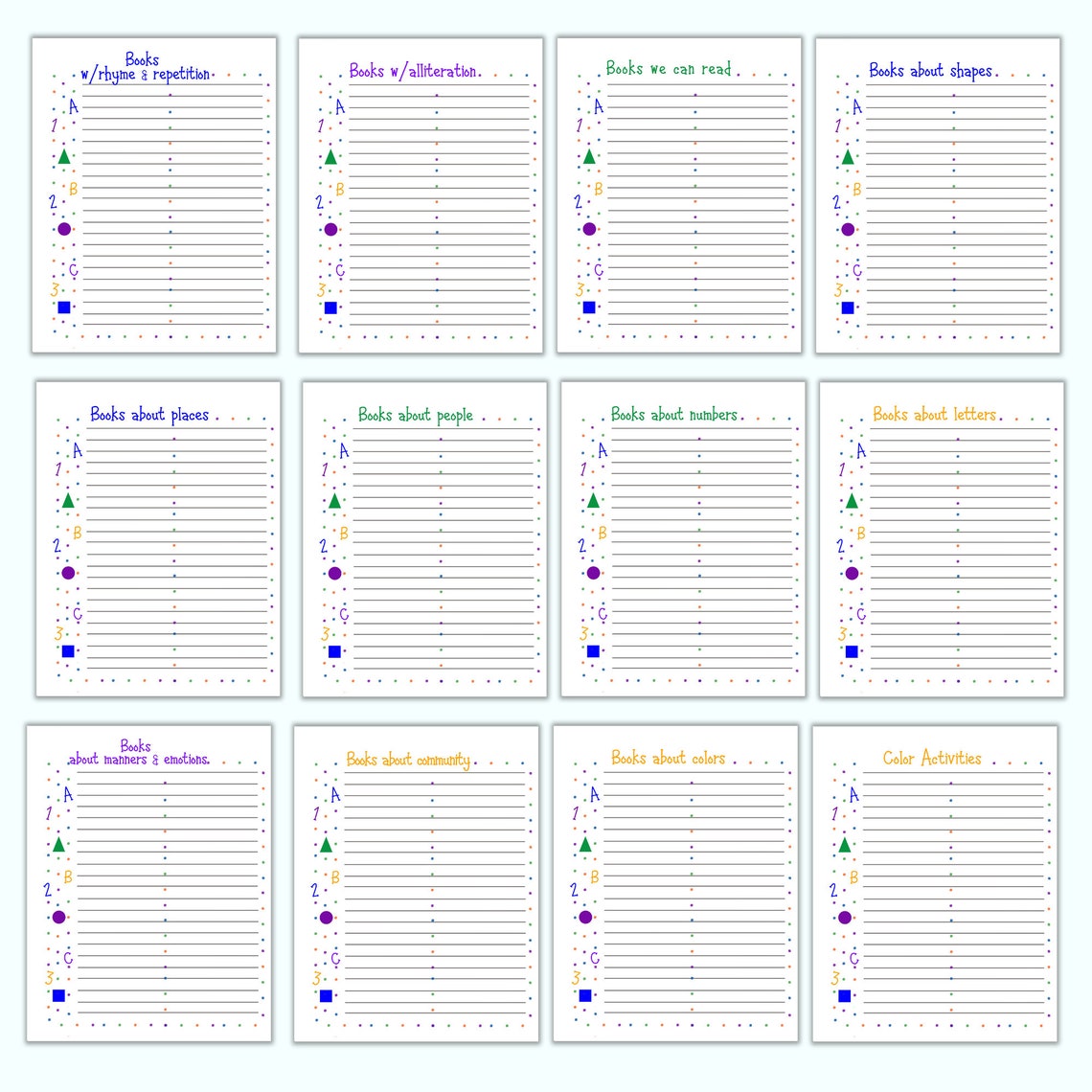 Dinosaur Preschool Planner, Dinosaur Preschool, Preschool Planner ...