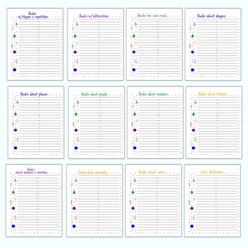 Dinosaur Preschool Planner, Dinosaur Preschool, Preschool Planner ...
