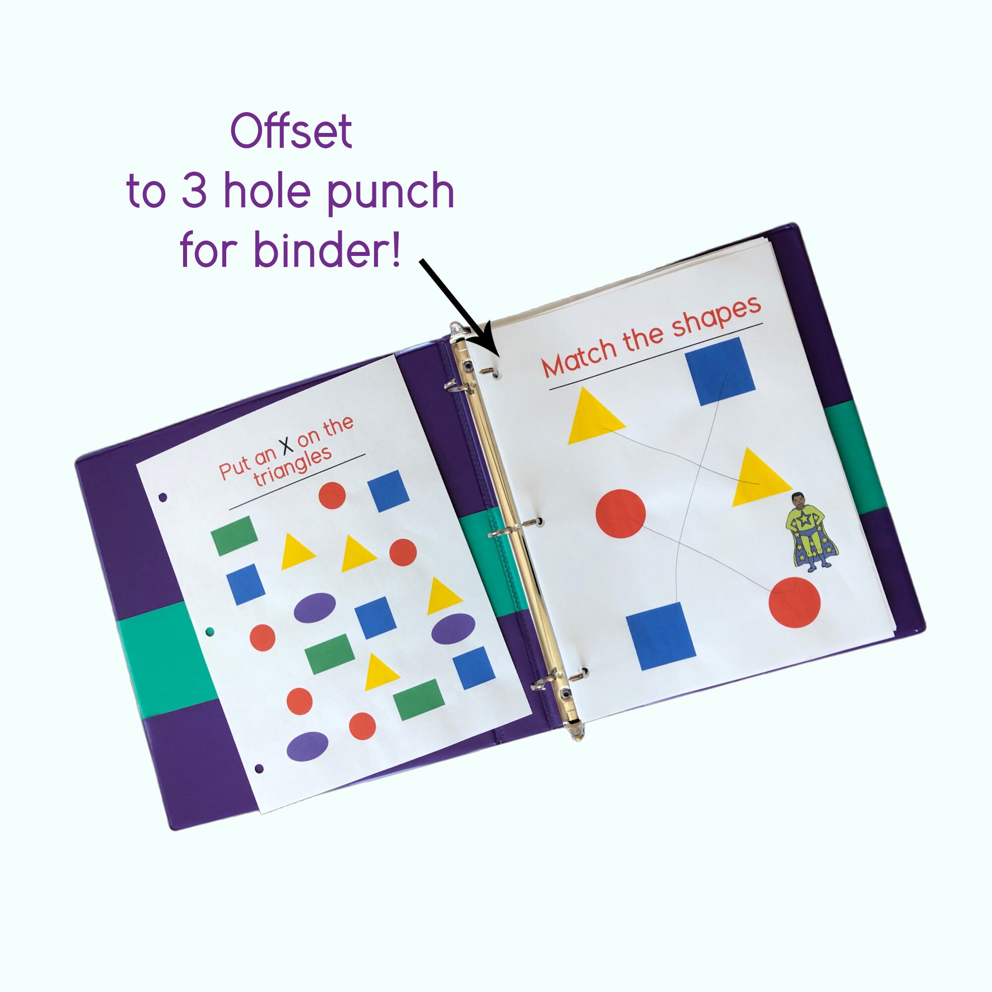 Superhero Shapes and Colors,shapes and Colors Workbook,preschool Shapes ...