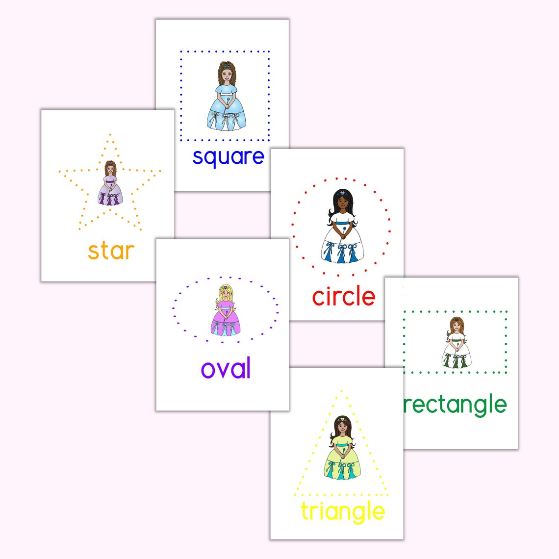 Princess Tracing Pack, Princess Preschool, Preschool Tracing, Princess ...