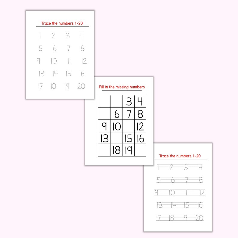 Princess Number Learning Pack, Learning Numbers, Princess Counting ...