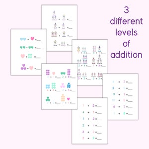 Unicorn Math Pack, Preschool Math Pack, Math Printables, Preschool Math ...
