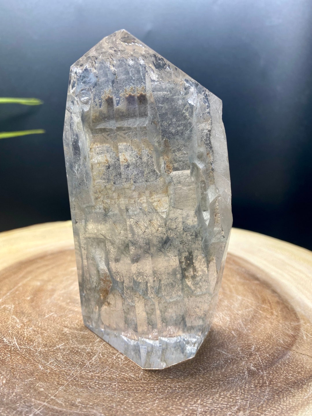 Rare HQ Blue Rutilated Quartz Tower Crystal in Crystal Mounatin ...