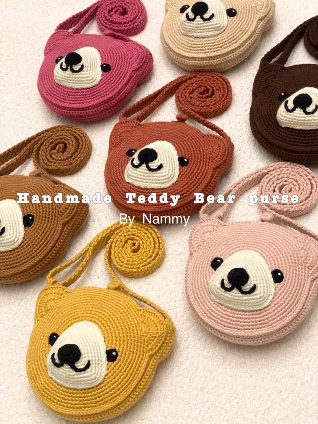 Handmade Teddy Bear Purse, Teddy Bear Purse, Toddler Purse, Kid’s Purse ...