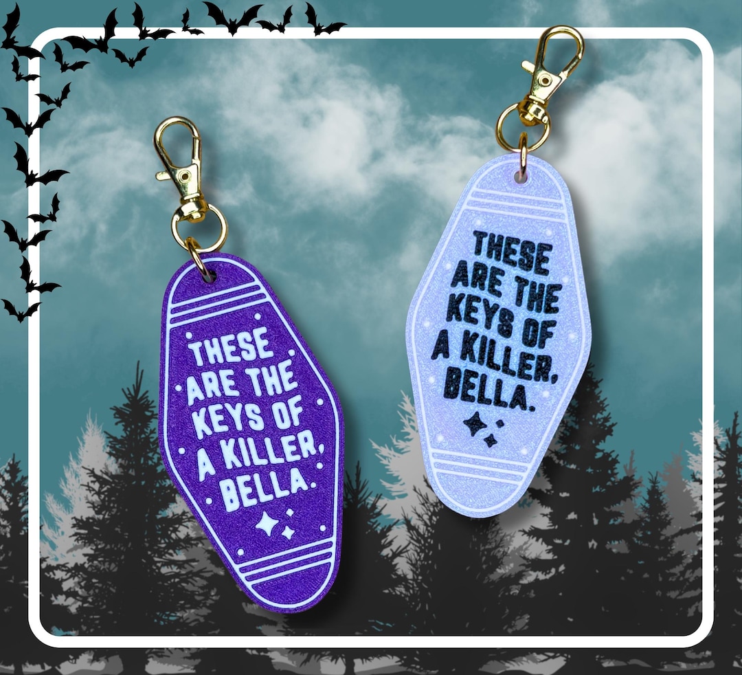 Twilight Bella Keys of A Killer | Motel Keychain | Bag Charm | Funny ...