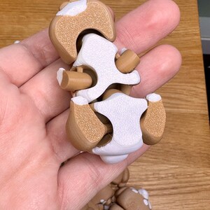 3D Printed Articulated Bunny Fidget Toy | Flexi | Easter Gift for Kids ...