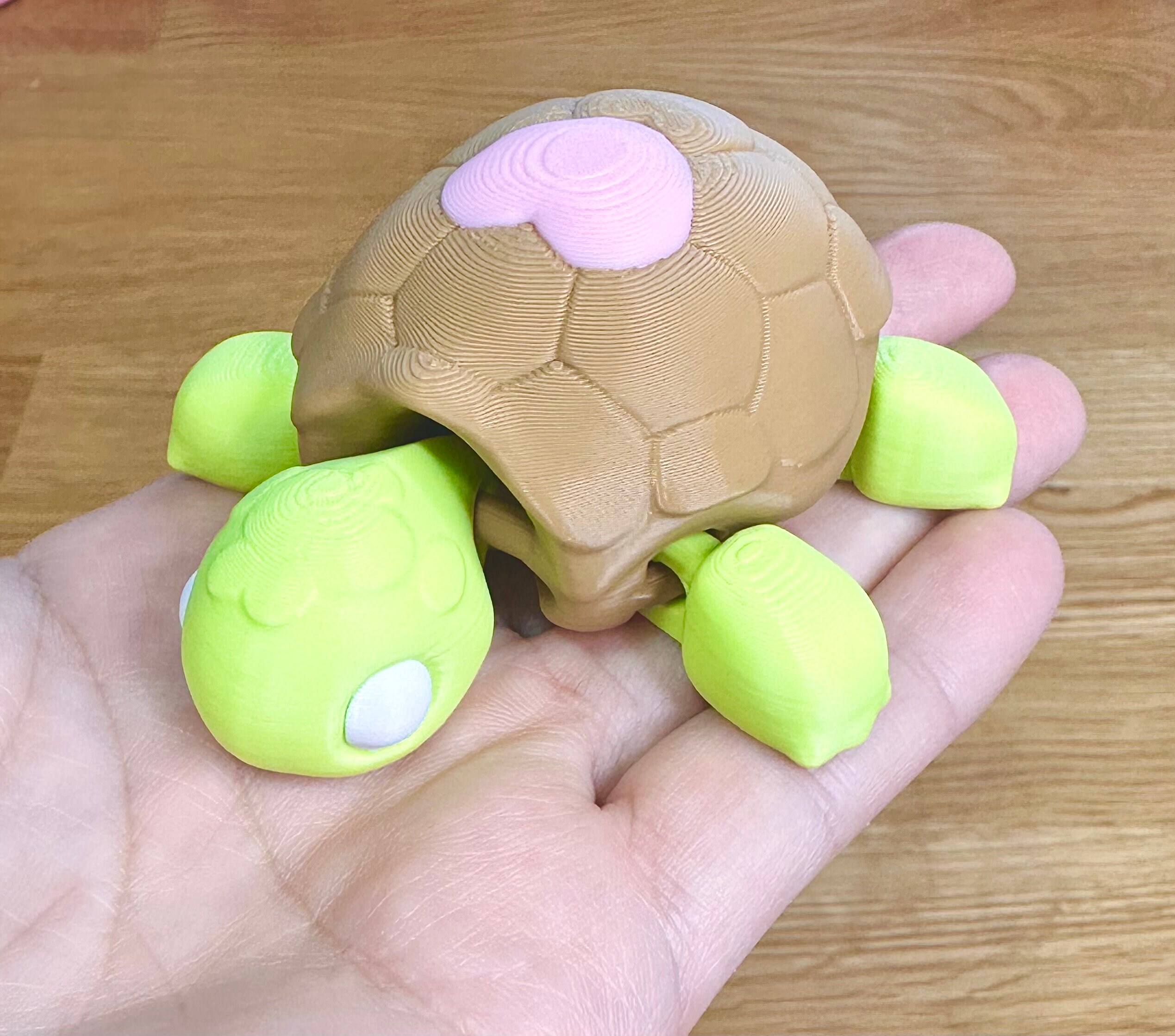 Cute 3D Printed Turtle Articulated Fidget Toy Sensory Pet - Etsy