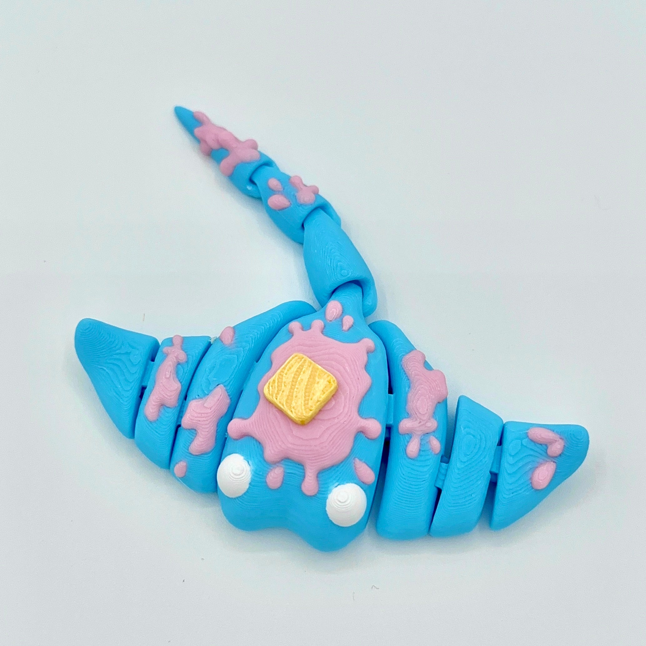 3D Printed Flappy Jack, Sea Pancake, Stingray Articulated Fidget Toy - Etsy