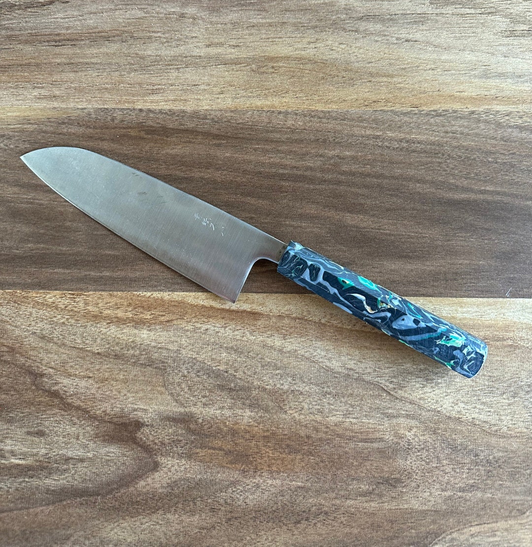 Recycled Santoku Knife / Japanese Knife / Chef Knife / Santoku ...