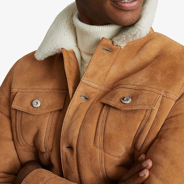 Shearling Jacket - Etsy