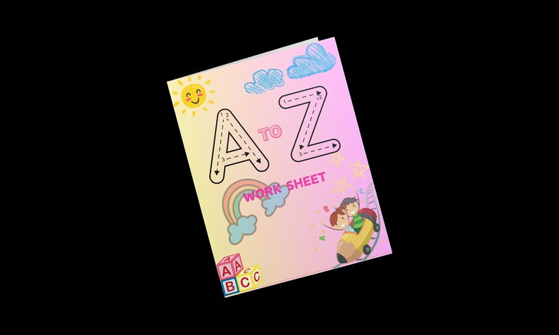 ABC Tracing Worksheets-instant Download - Etsy
