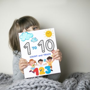 1-10, Number Tracing, Handwriting Practice, Kindergarten Worksheets ...