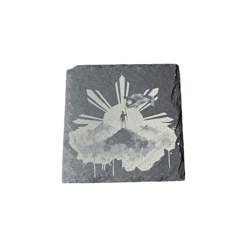 Philippine Pinoy Conquest Laser Engraved Slate Coaster - Etsy