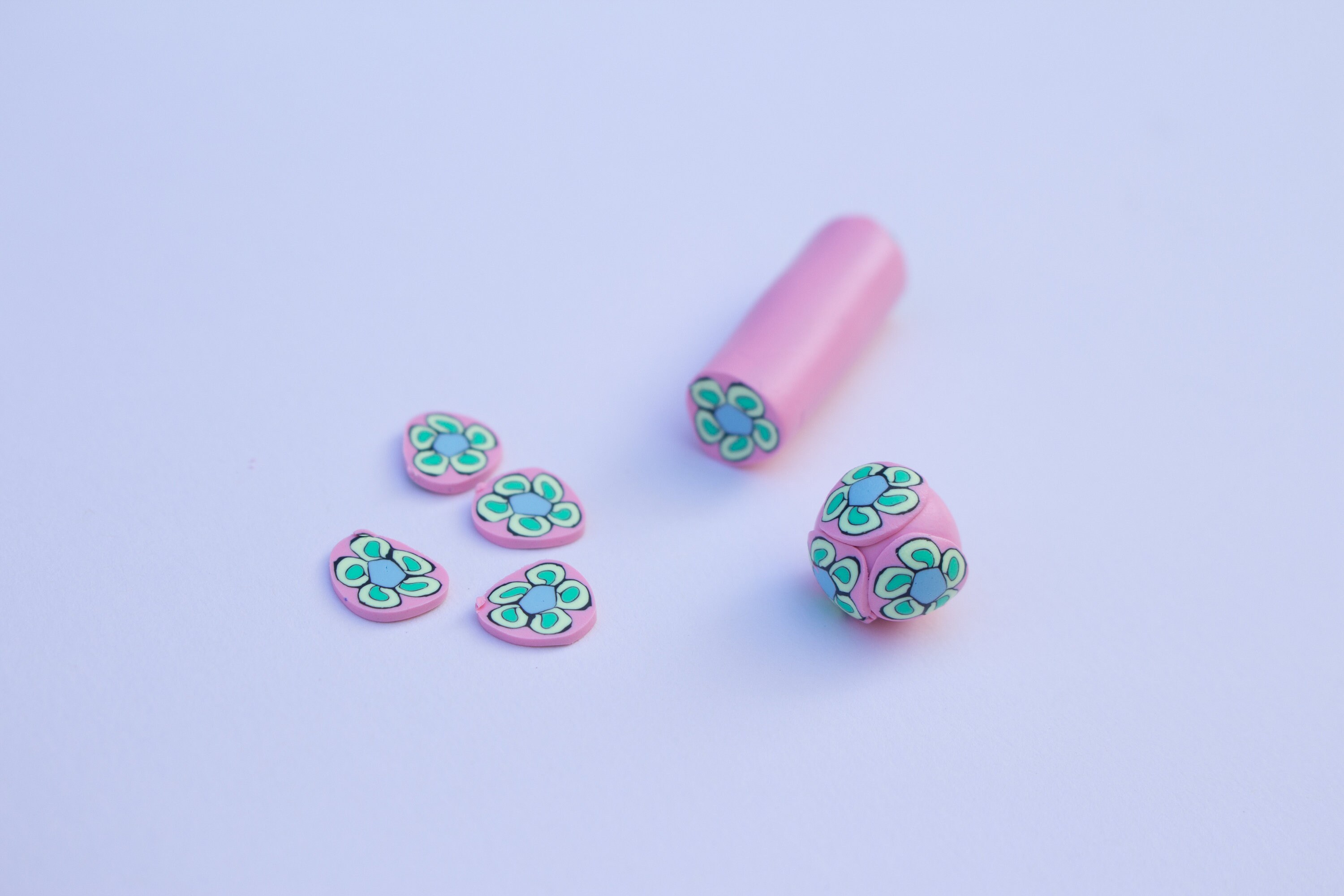 Pastel Old Fashioned Cottage Flower Beaded Necklace, Handmade Gift for ...