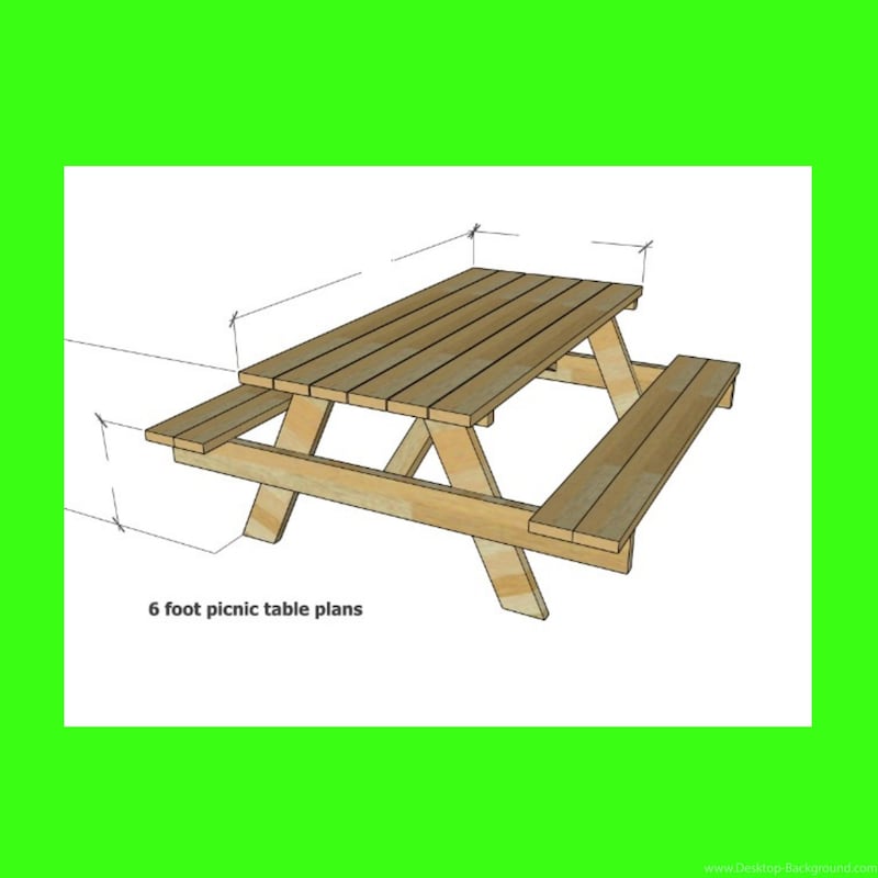 Picnic Table Legs Plans - Etsy