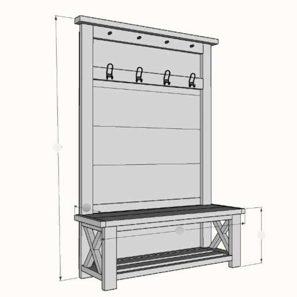 Hall Tree Plans - Etsy