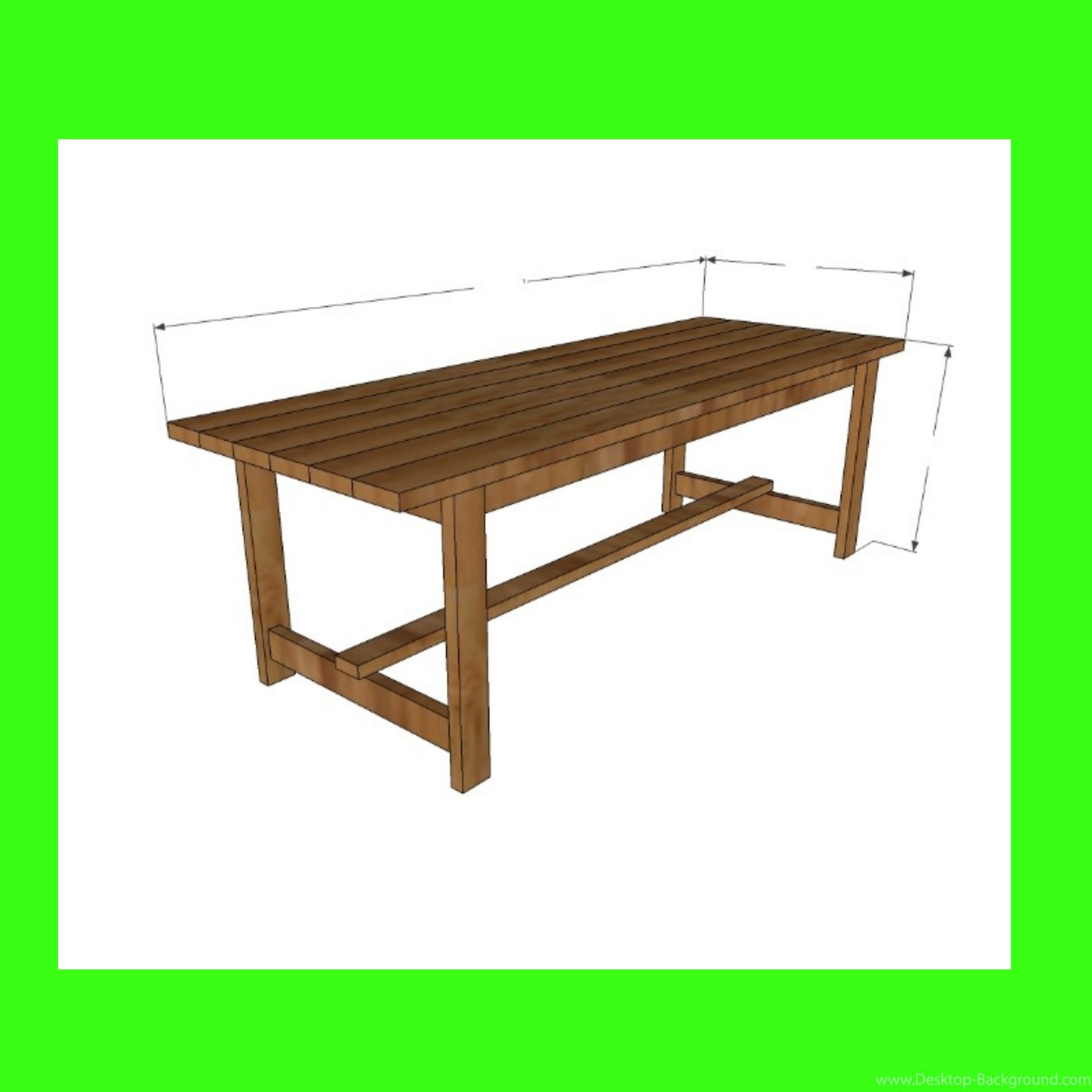 Farmhouse Table Plans: DIY Woodworking Project (PDF Download) - Etsy