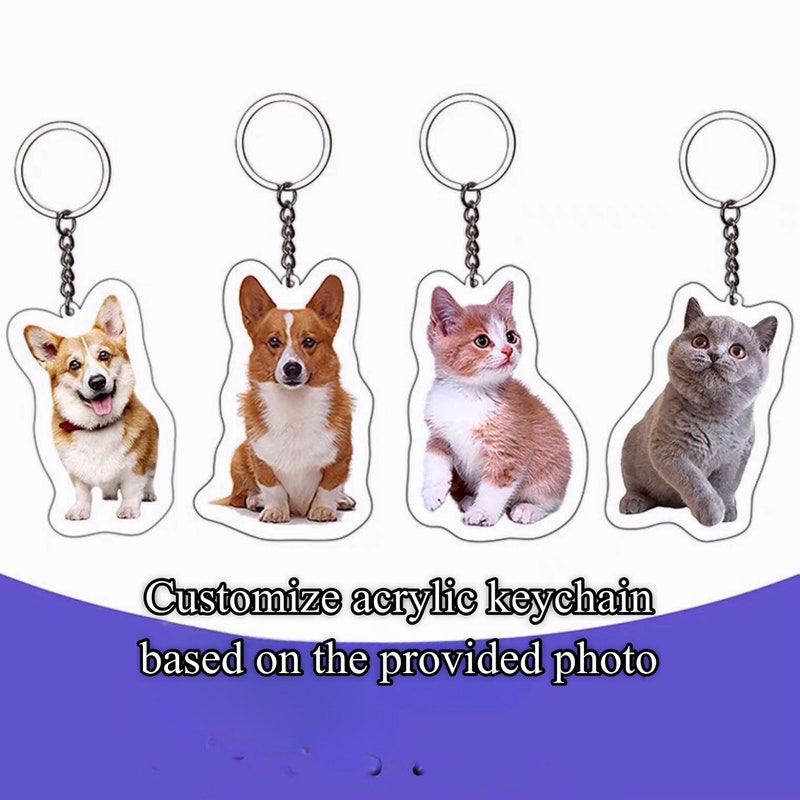 Dog Keychains - Etsy