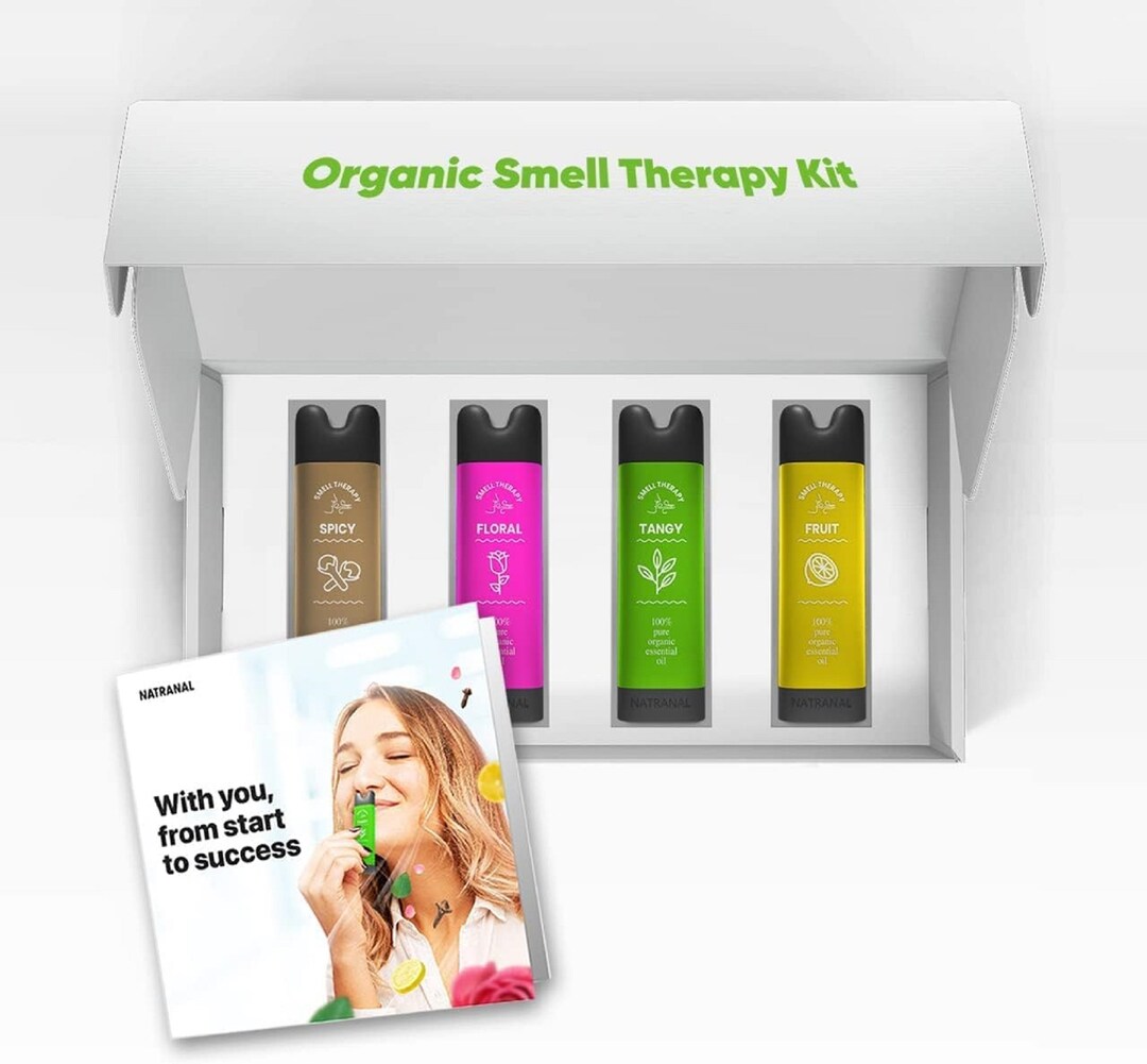 Natranal Smell Therapy Essential Oils Smell Training Kit for Loss of ...
