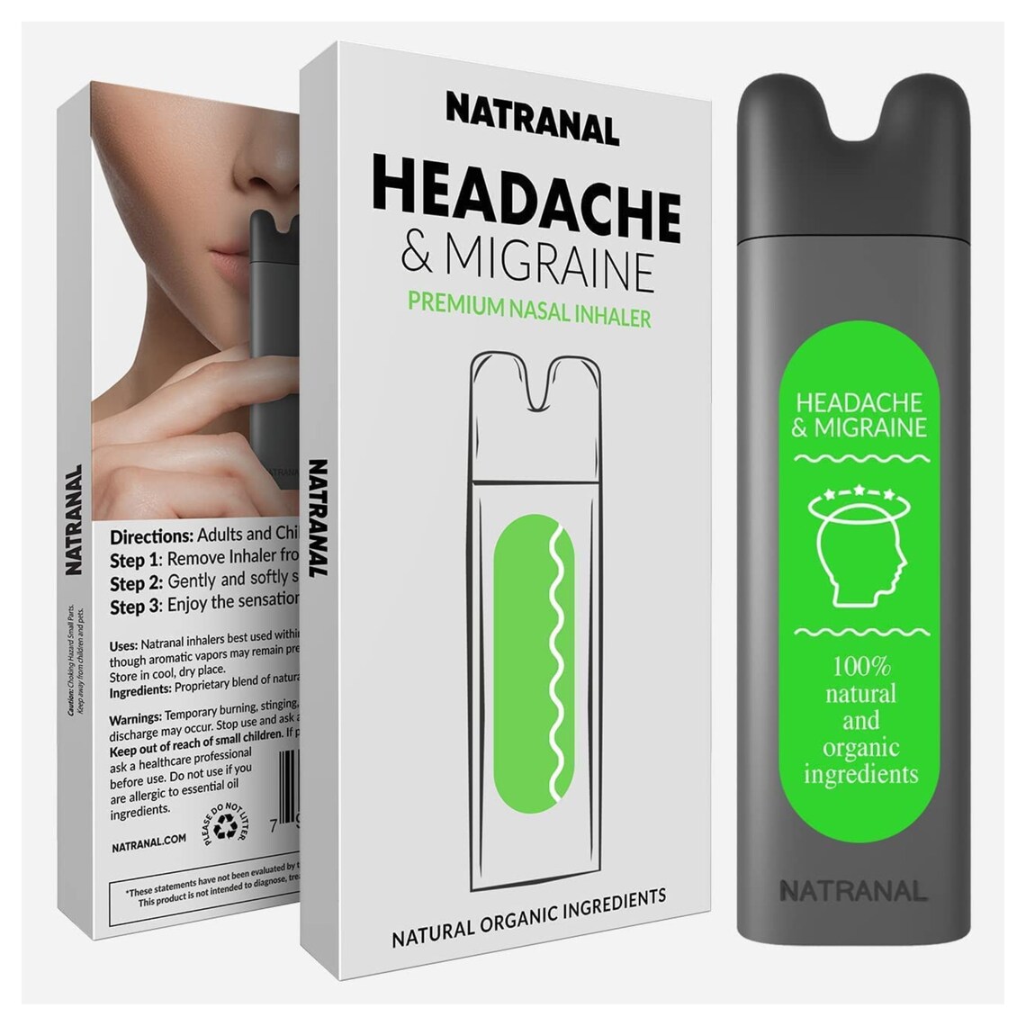 Natranal Energy Premium Nasal Inhaler Stick Aromatherapy Inhaler Boost ...