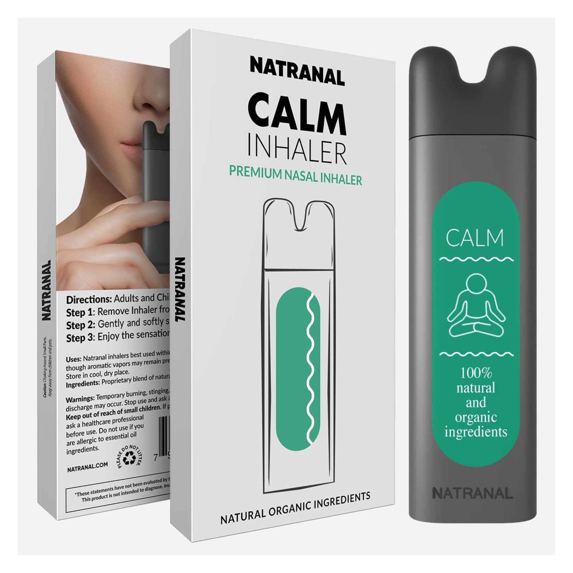 Natranal Calm Nasal Inhaler Aromatherapy Nasal Inhaler Stick Calming ...