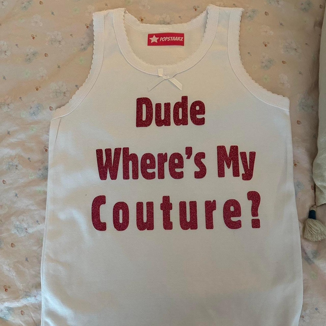 Custom Dude Where is My Couture Tank - Etsy