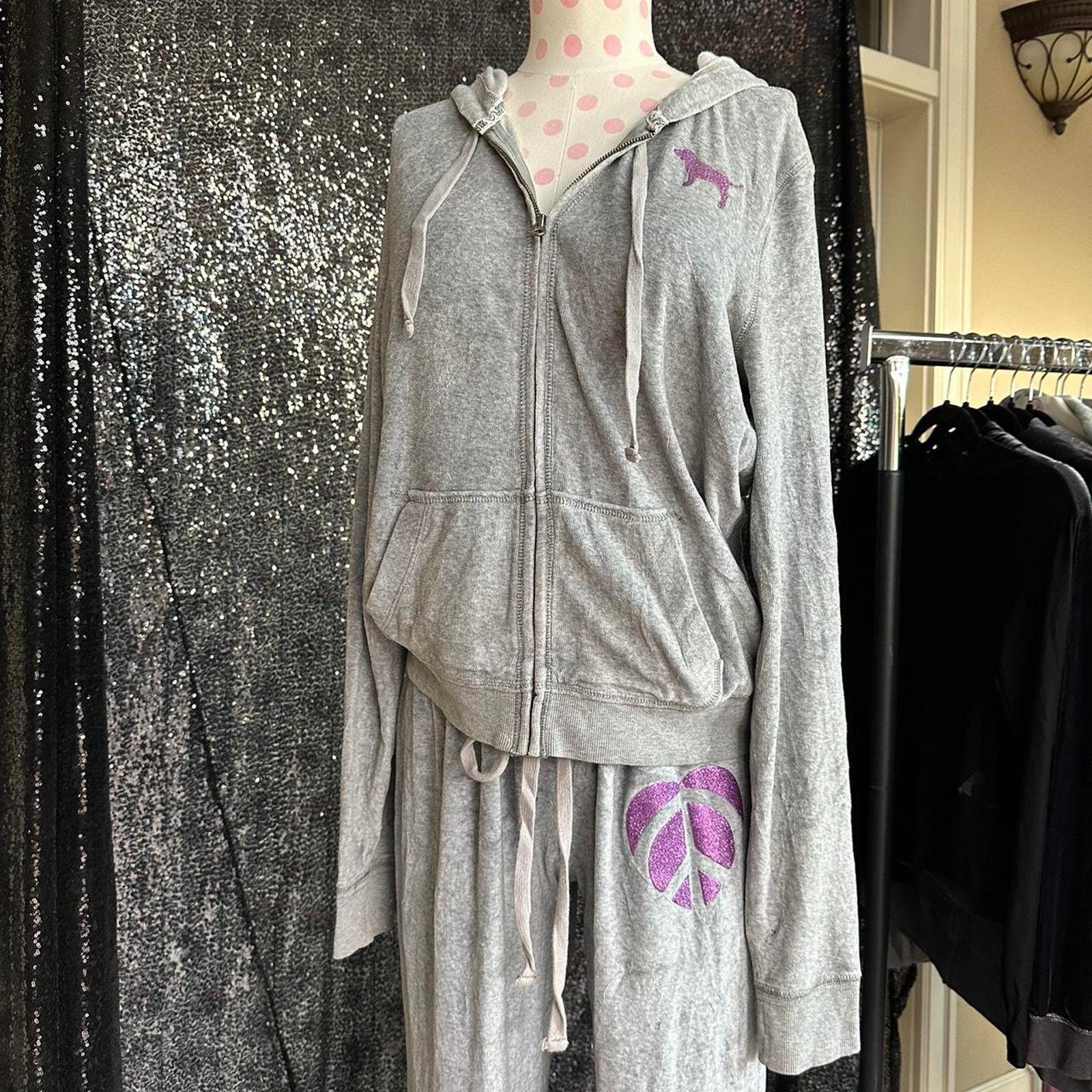 Vs Pink Track Suit Set - Etsy