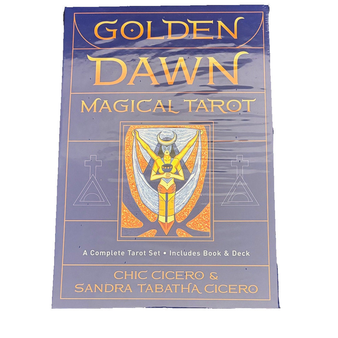 Golden Dawn Magical Tarot by Chic Cicero and Sandra Tabatha Cicero - NEW - Etsy