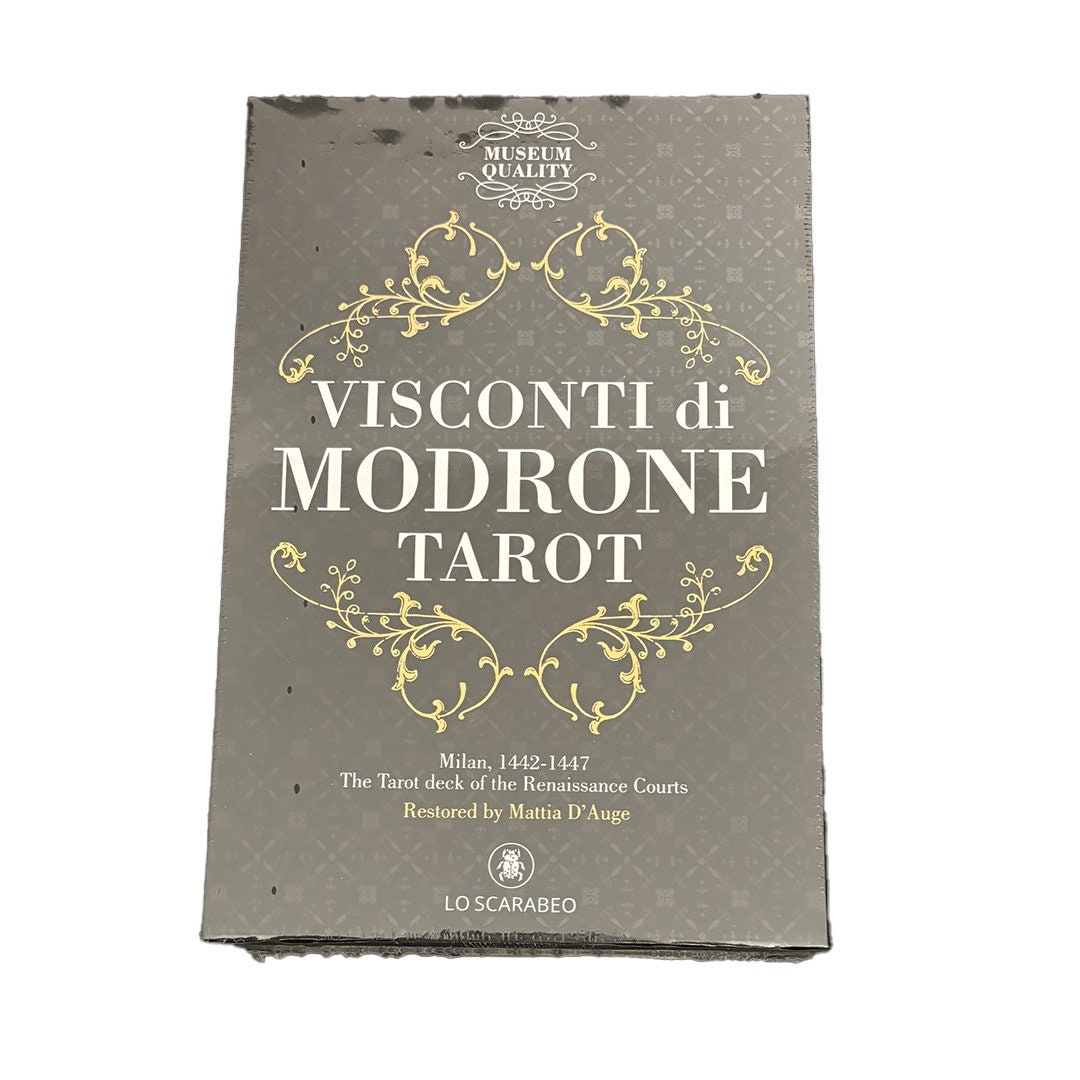 Visconti Di Modrone Tarot Deck by Lo Scarabeo – Historic Italian Tarot ...