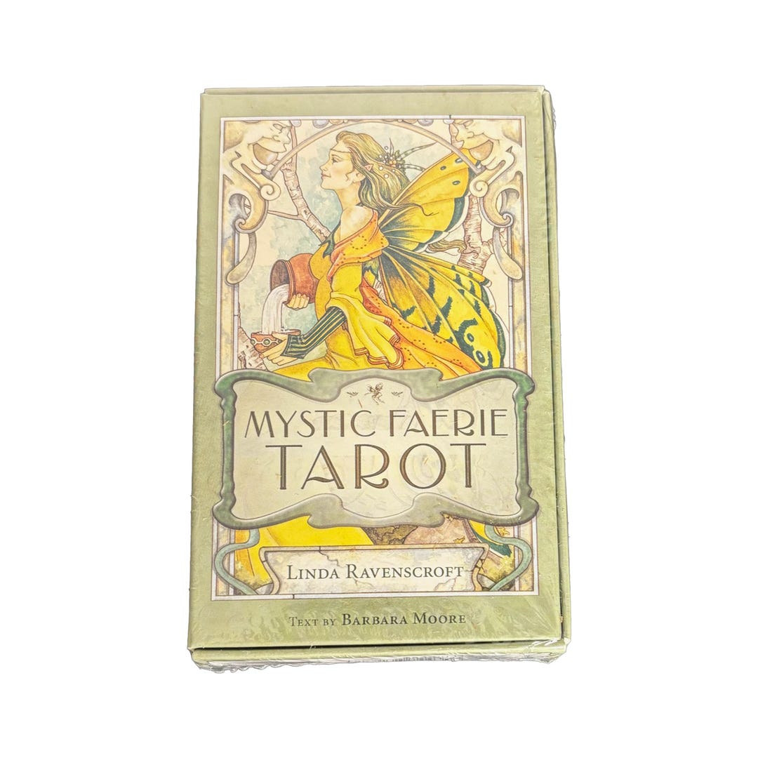 Mystic Faerie Tarot Deck by Barbara Moore and Linda Ravenscroft - NEW - Etsy