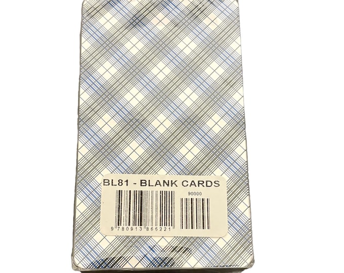 Blank Card Deck~80 Cards - Etsy