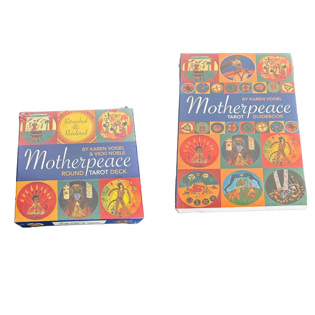 Bundle Motherpeace Round Tarot Deck and Guidebook by Karen Vogel and ...