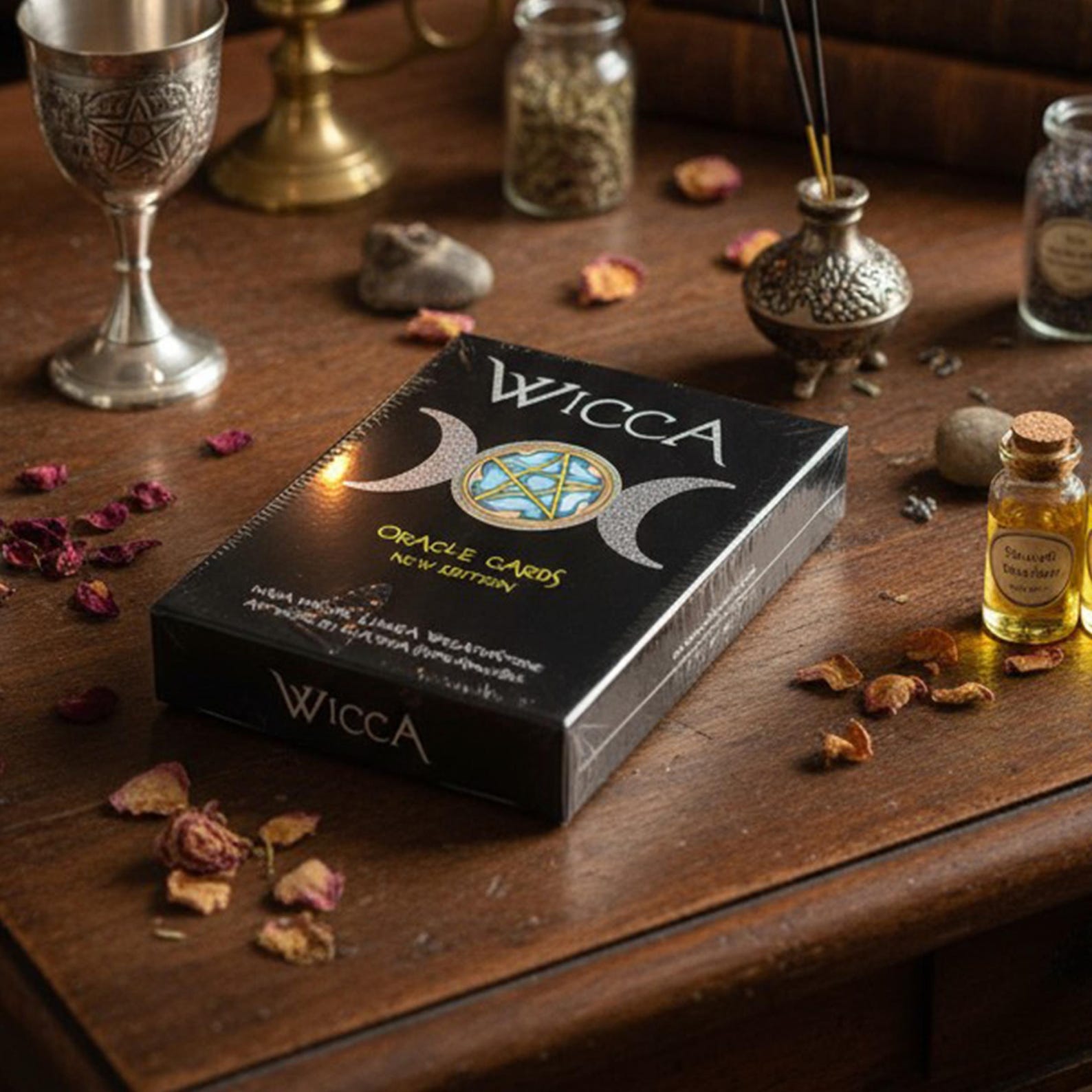 Wicca Oracle by Nada Mesar and Lunaea Weatherstone Artwork by Chatriya ...