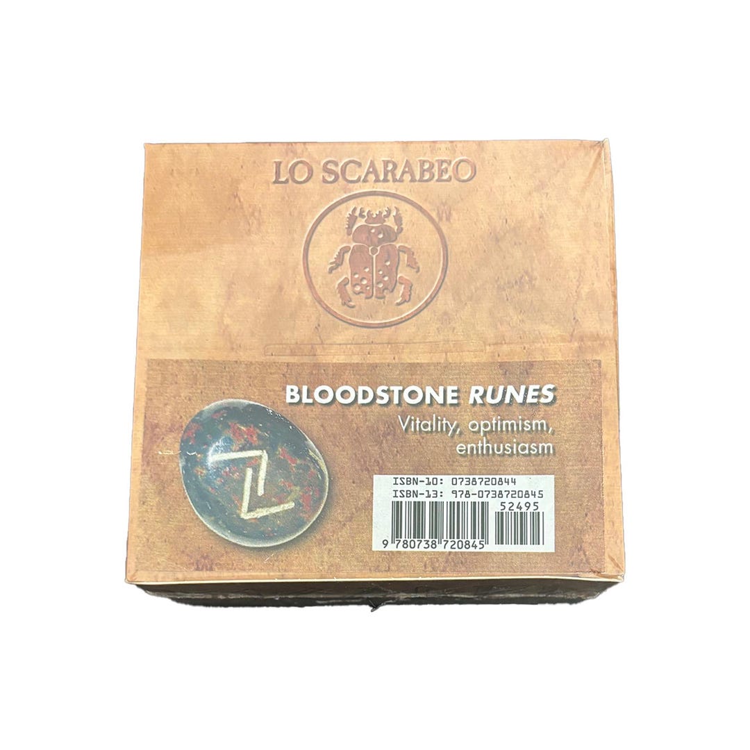 Bloodstone Runes by Lo Scarabeo - NEW - Etsy