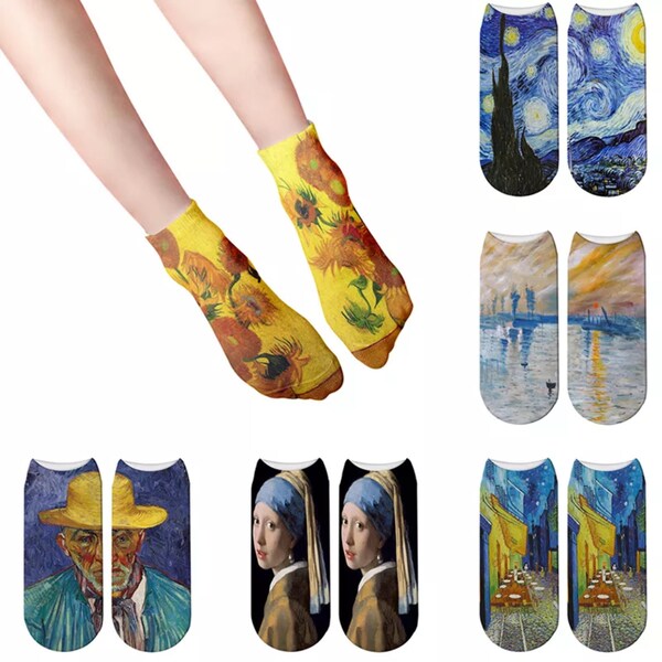 Van Gogh Socks - Etsy
