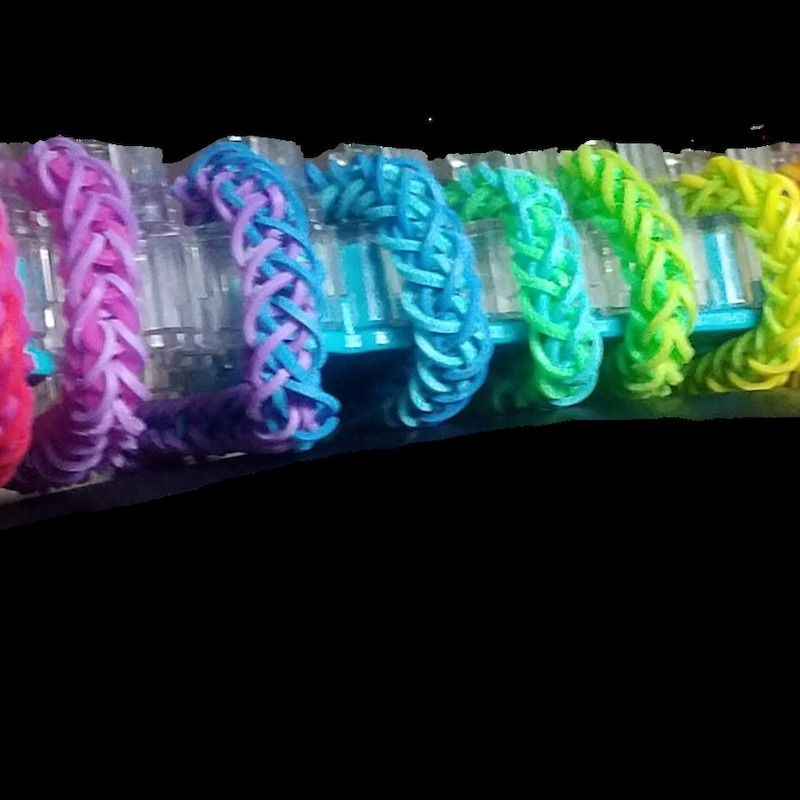 Rainbow Loom Bracelet - Etsy