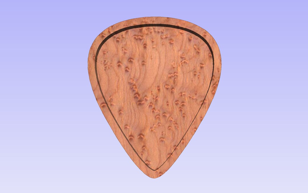 Guitar Pick Catch All (valet) Tray SVG/DXF/CRV File - Etsy