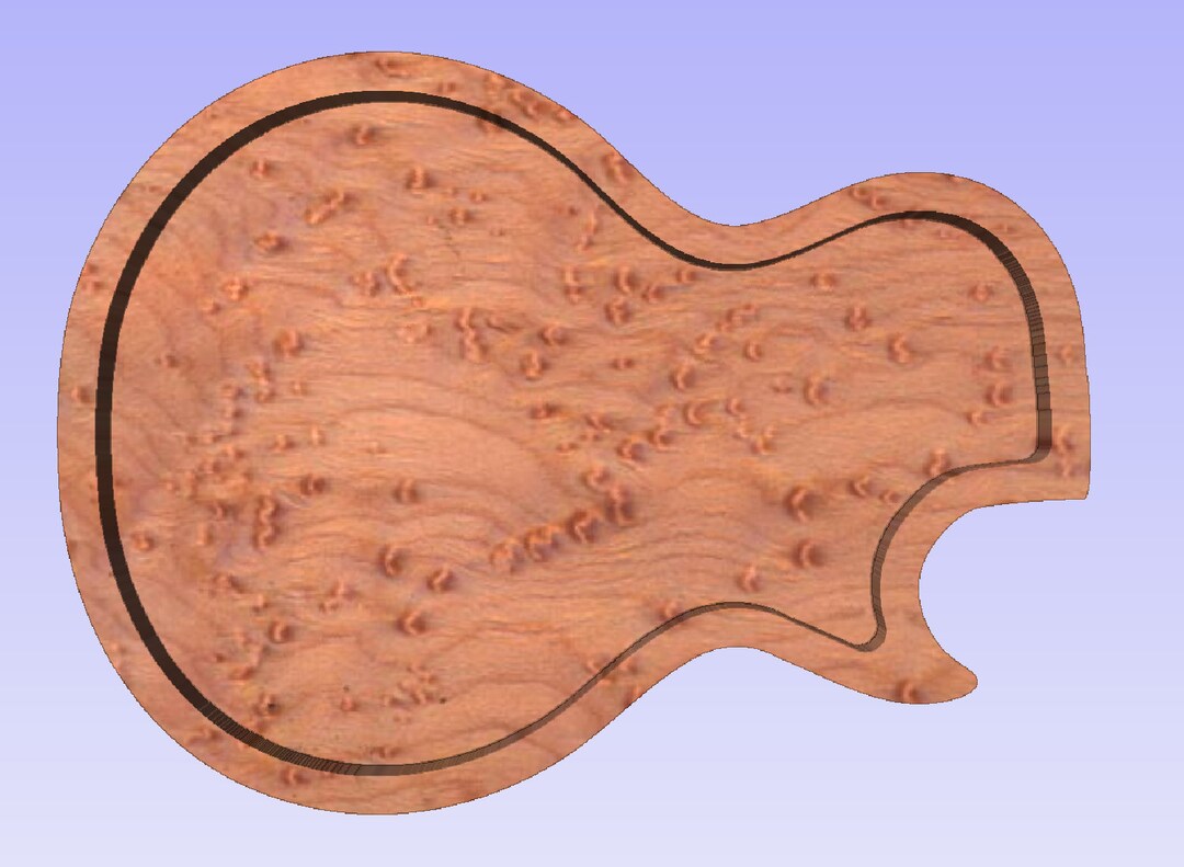Guitar Body Catch All (valet) Tray SVG/DXF/CRV File - Etsy