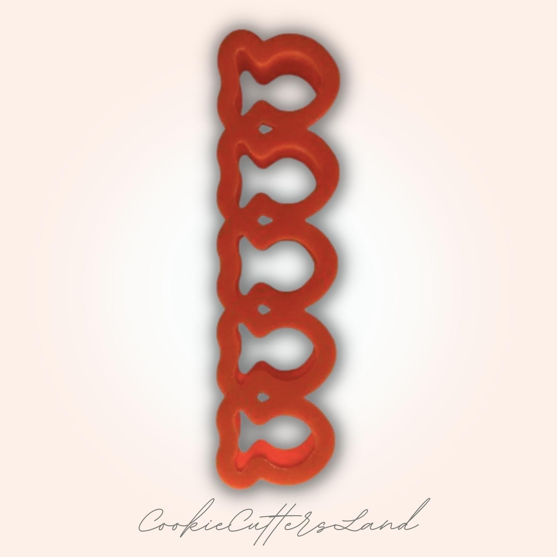 Five Connected Into a Single Cutter FISH CRACKER Plastic - Etsy