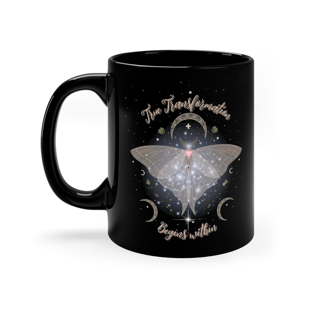 Inspirational Mug, Transformation Cup, Zen Coffee Mug, Meditation ...