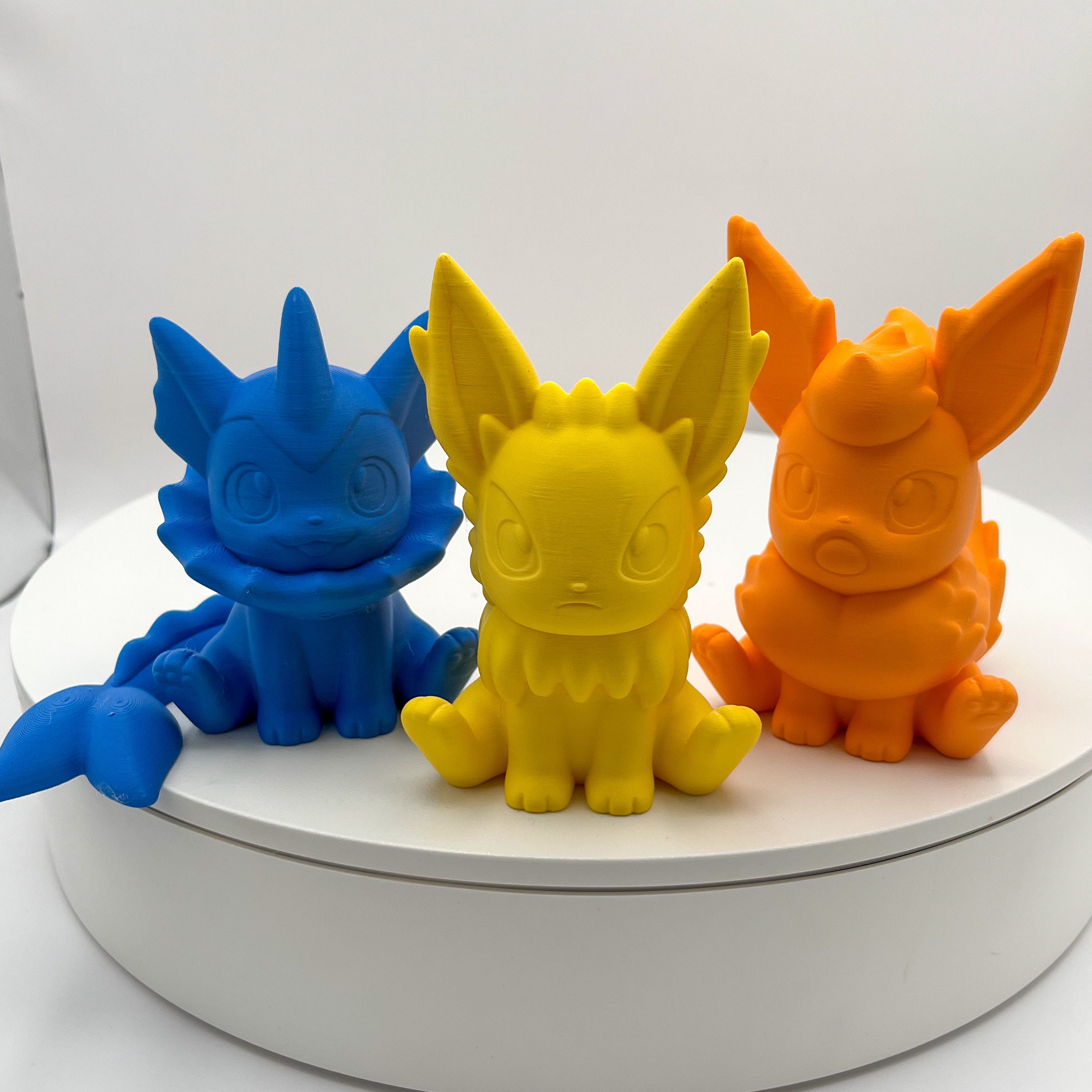 Eeveelutions 3d Printed Pokemon Models FULL Set - Etsy