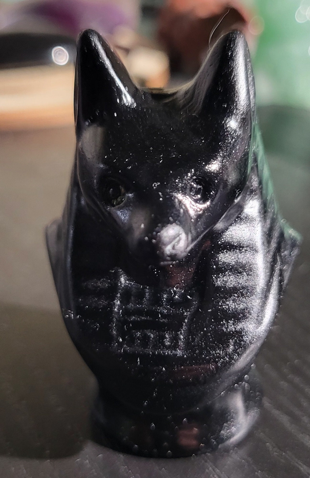 Black Obsidian Egyptian Anubis Hand Carving Power - Etsy