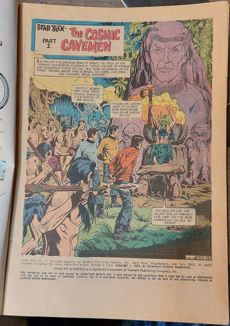 Star Trek Comic. Gold Key Star Trek No. 17 - Etsy