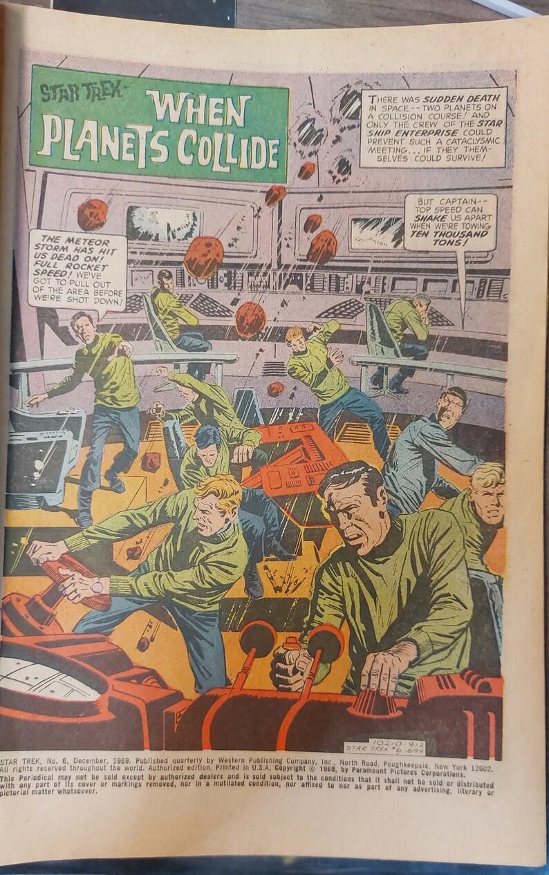 Vintage Star Trek Comic, Gold Key No. 6, 1969 - Etsy