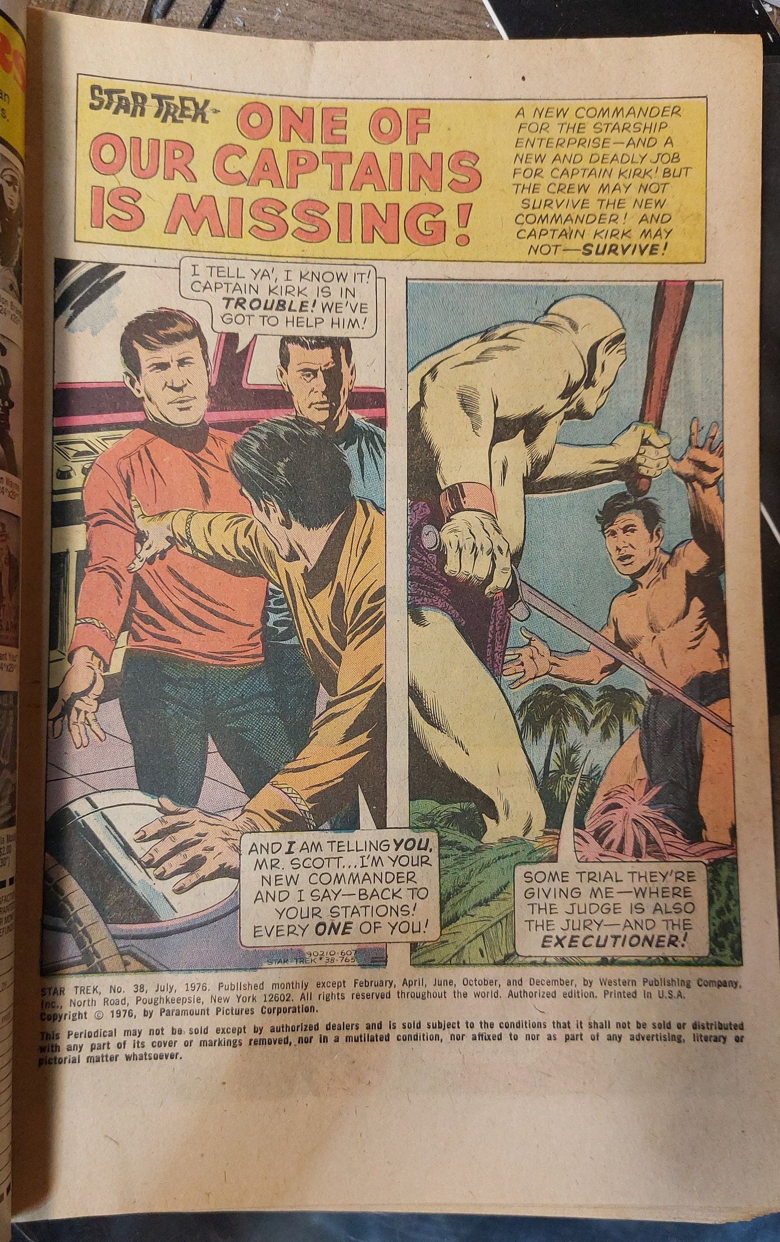 Star Trek Comic. Gold Key Star Trek No. 38 - Etsy