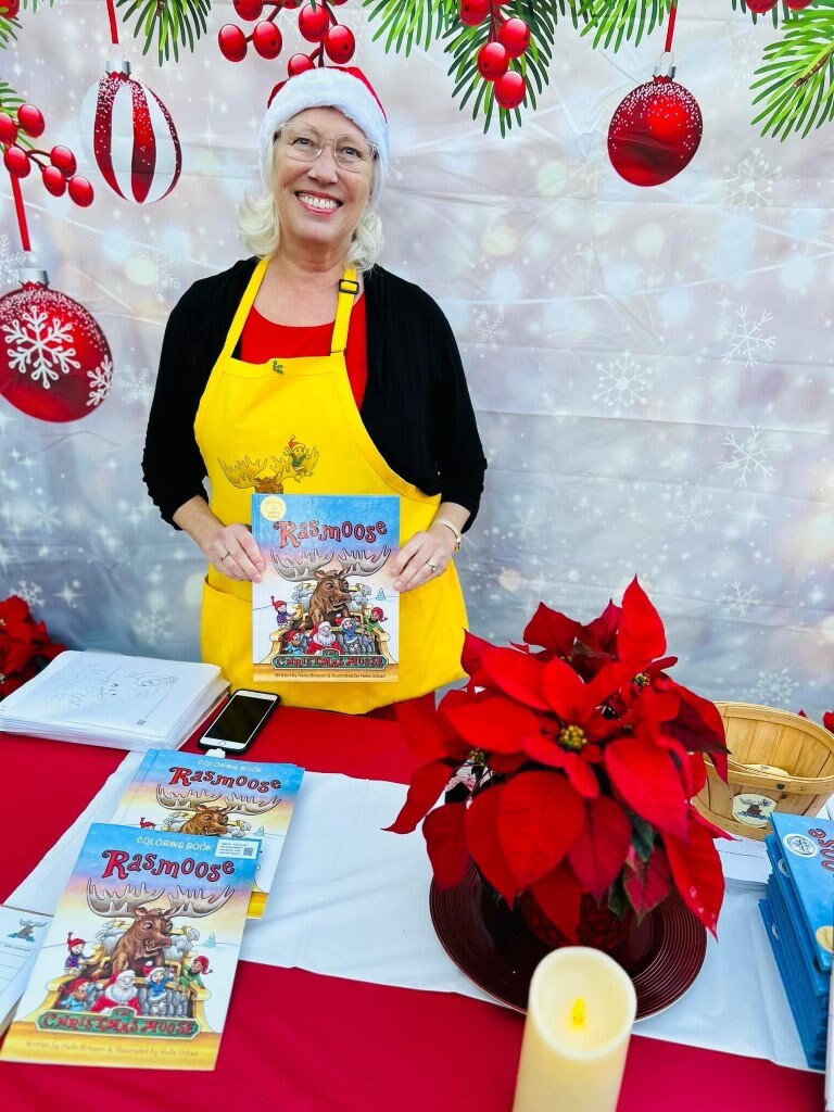 Childrens Coloring Book - Holiday Coloring Book - Moose - Rasmoose the ...