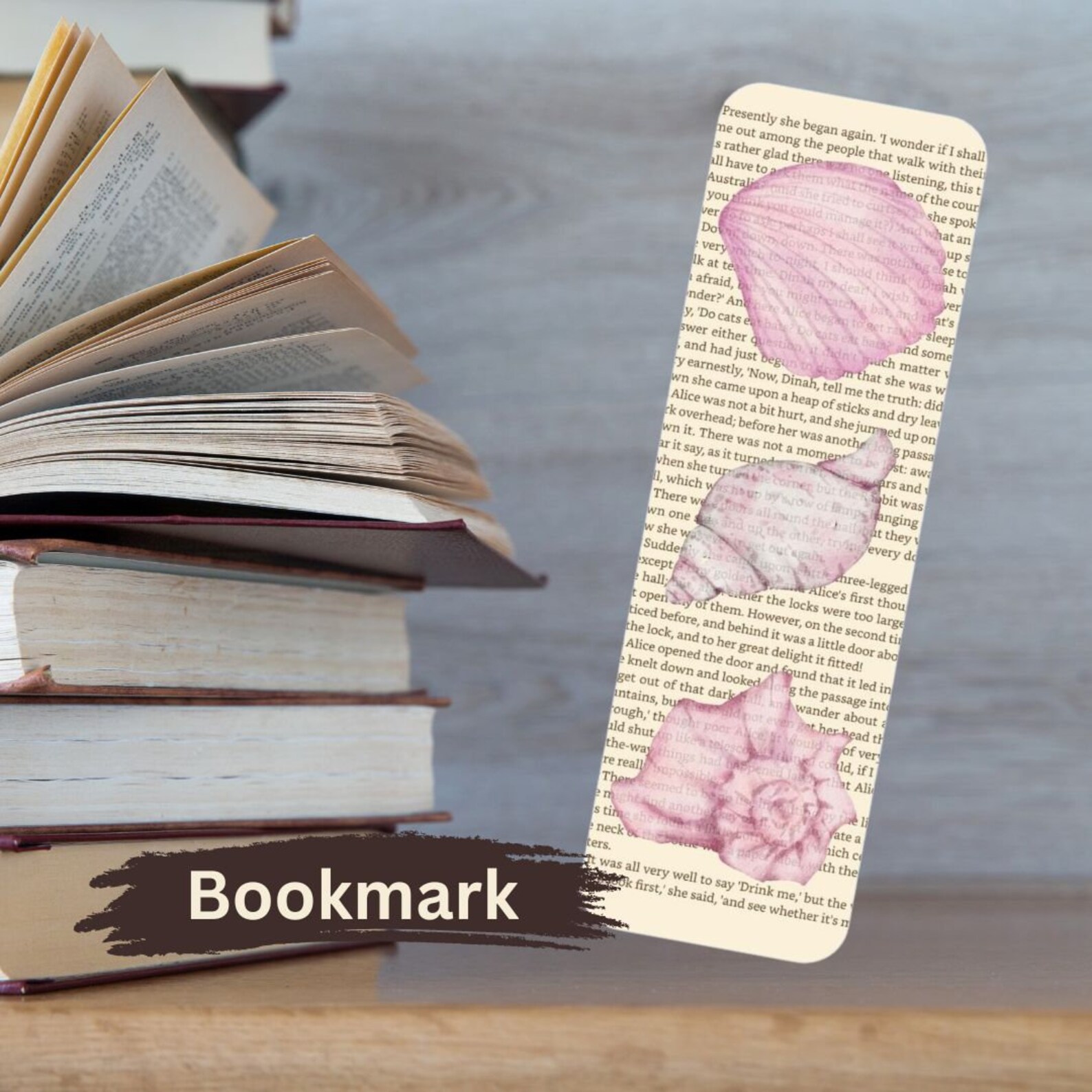 Seashell Book Page Bookmarks, Beach Bookmarks, Bookish Gifts, Book ...