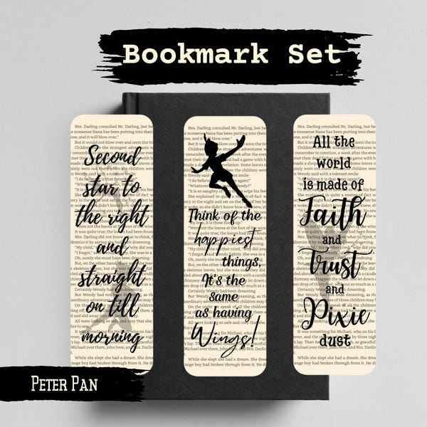 Peter Pan Quotes - Etsy