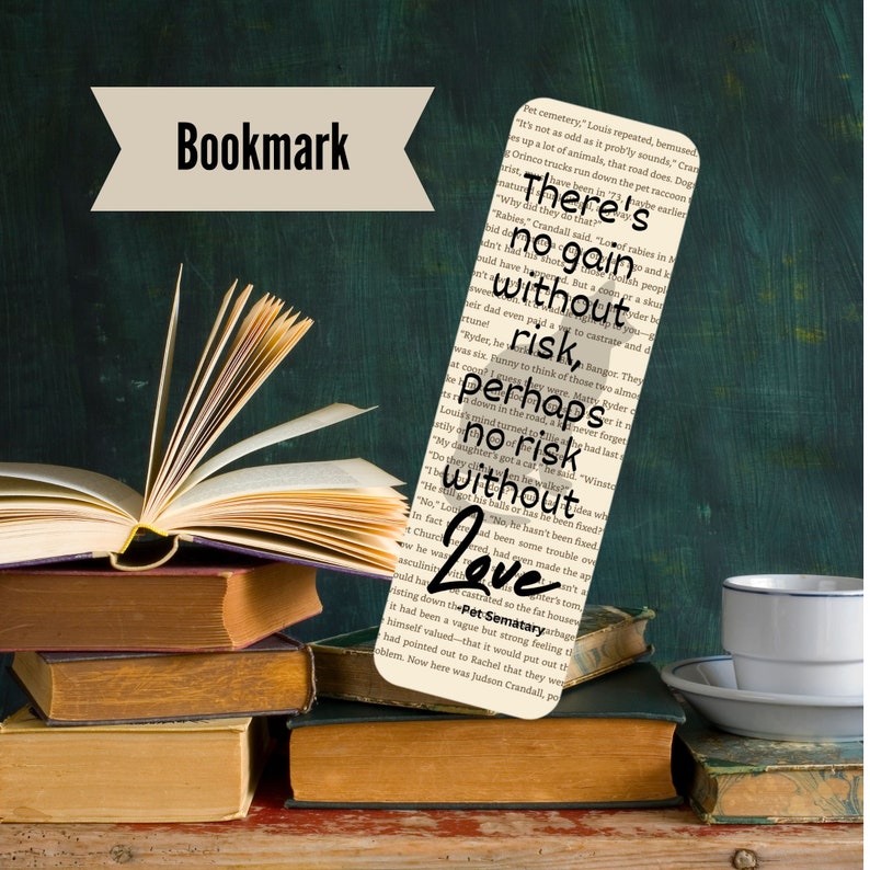 Stephen King Book Page Bookmarks Stephen King Quotes Bookish - Etsy